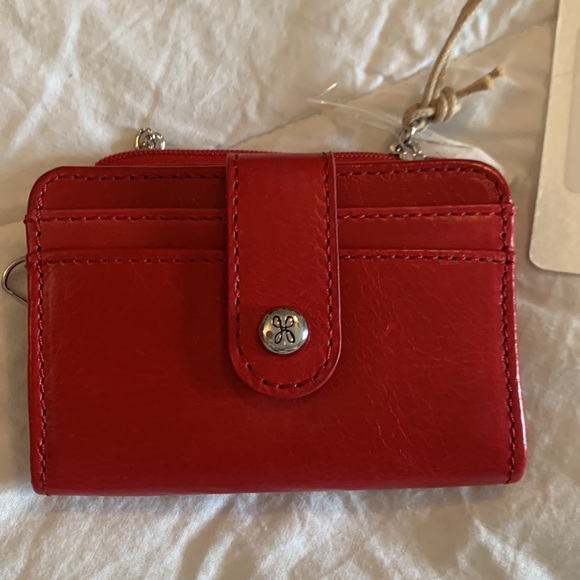 HOBO | Bags | Brand New Hobo Red Bifold Wallet Id Holder | Poshmark